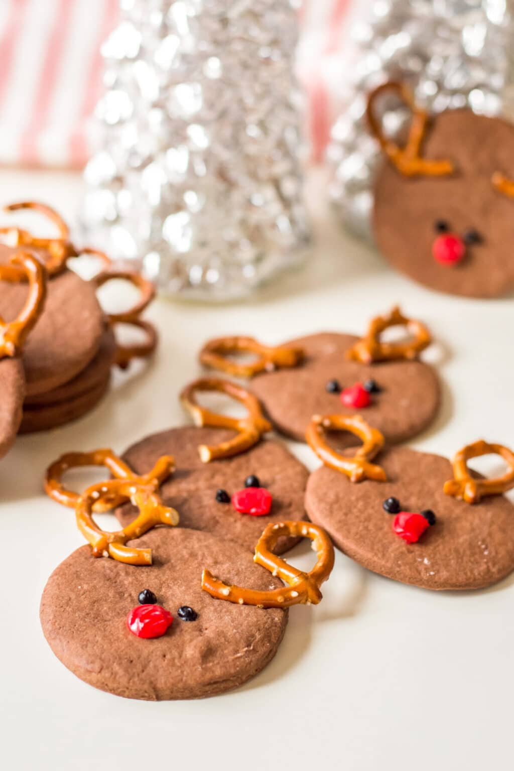 Rudolph Chocolate Sugar Cookies Recipe - Rosemary & Maple