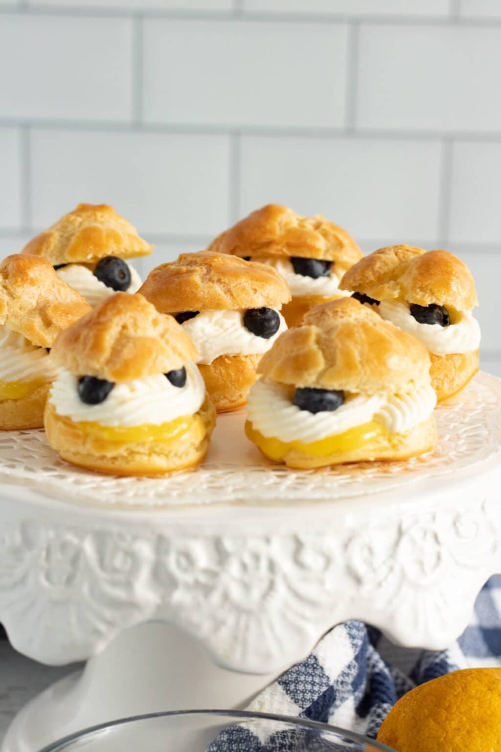 Mini Lemon Cream Puffs - Rosemary & Maple